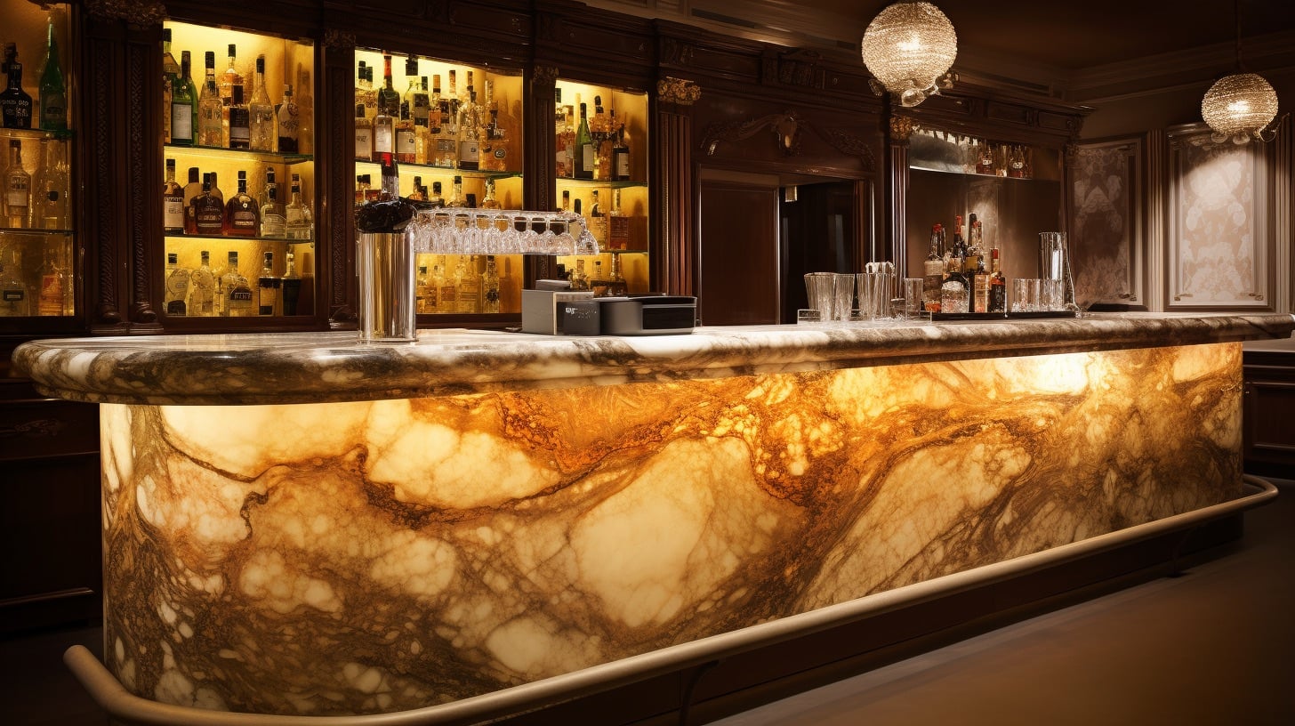 Backlit Marble and Onyx with LED for Wall and Floor | Dedalo Stone