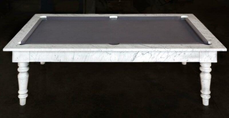 White Marble Pool Table - Fiorentino | Dedalo Stone