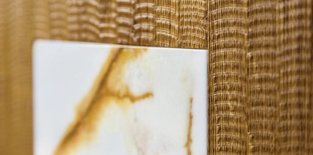 Marmor und Holz in der modernen Innenarchitektur - Dedalo Stone