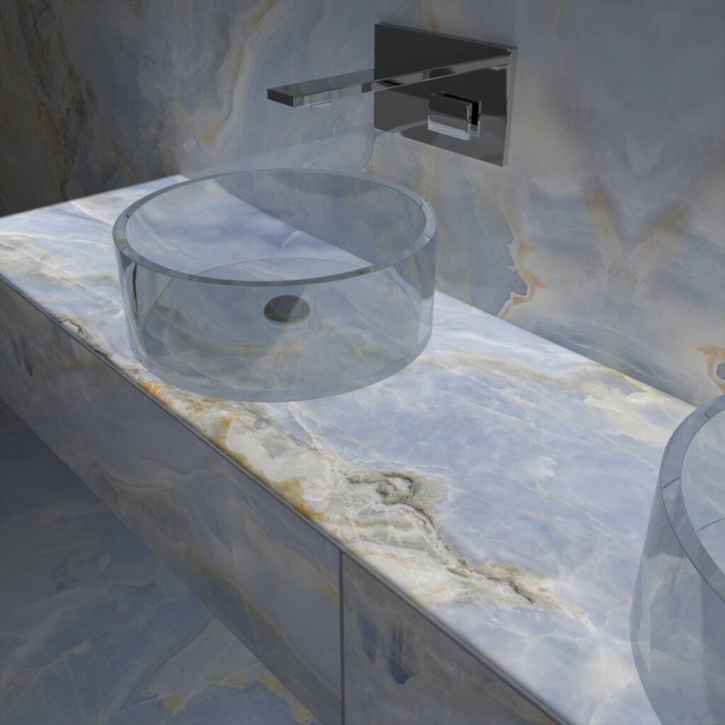 Blue Marble Slab - Dedalo Stone