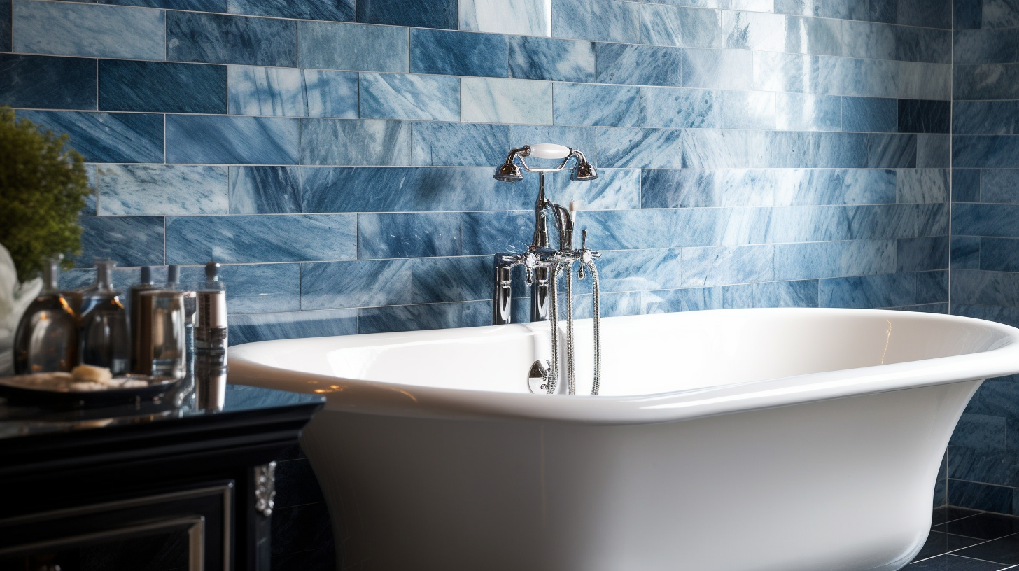 Blue Marble Slab - Dedalo Stone