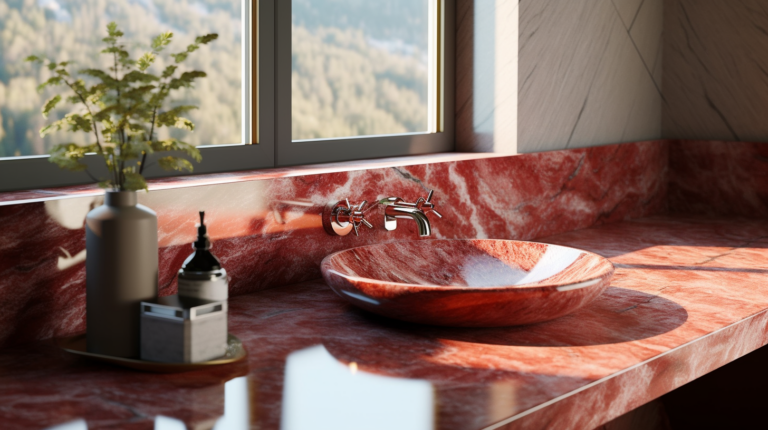 Red Marble | Dedalo Stone