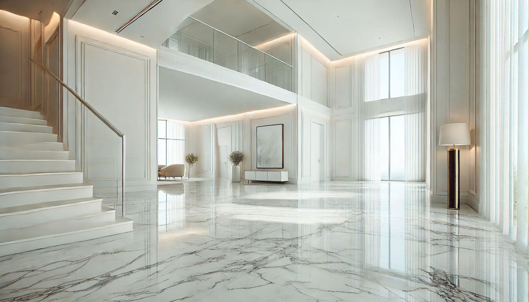 Marmo bianco pavimenti | Dedalo Stone